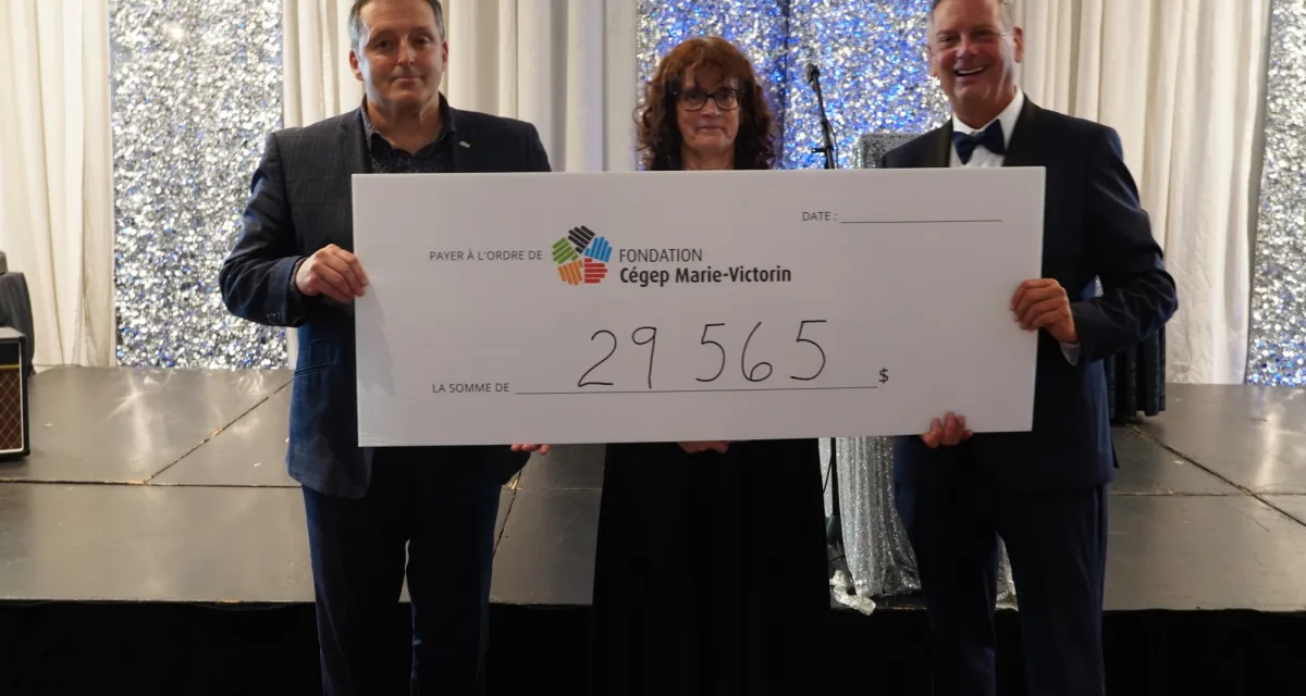 Fondation Cégep Marie-Victorin : Un montant… | Cégep Marie-Victorin